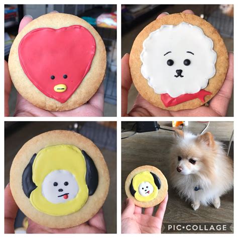 Tata Rj And Chimmy Cookies I Made For My Friends Birthday Rbangtan