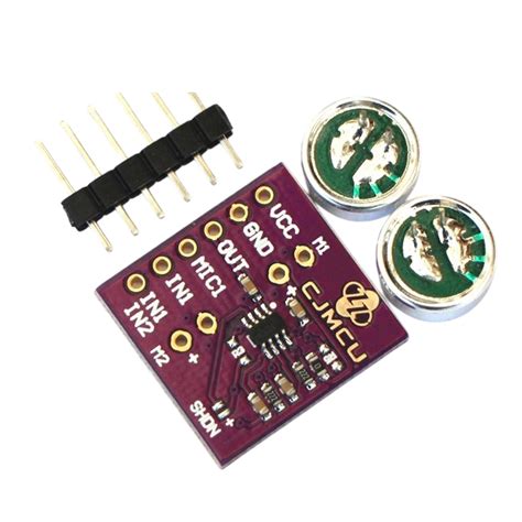 Max9813h Cjmcu 9813 Fixed Gain Integrated Bias Microphone Amplifier Module