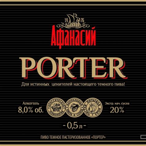 Afanasiy Porter | Афанасий Портер - Afanasy | Афанасий - Untappd