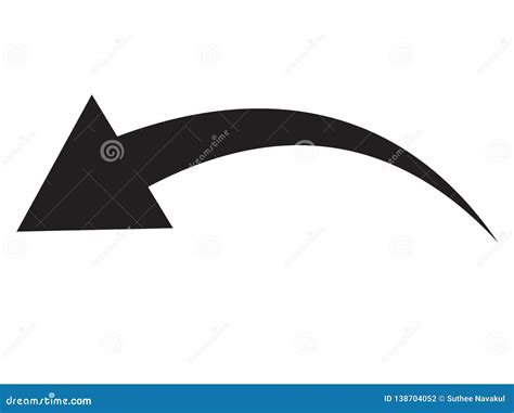 Black Arrow Icon On White Background Flat Style Arrow Icon For Your Web Site Design Logo App