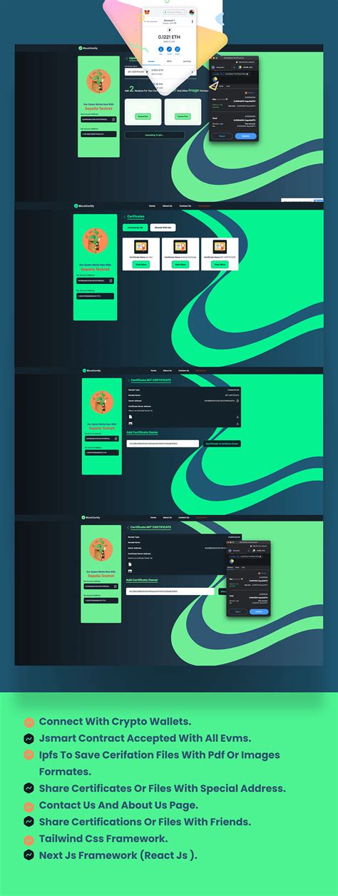 Blockcertify A Blockchain Based Certificate Theme Behance