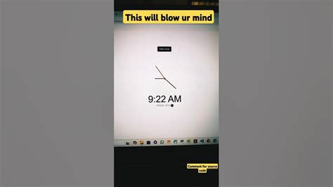 Theme Clock 🕒 Html Css Coding Programminglanguage Javascript