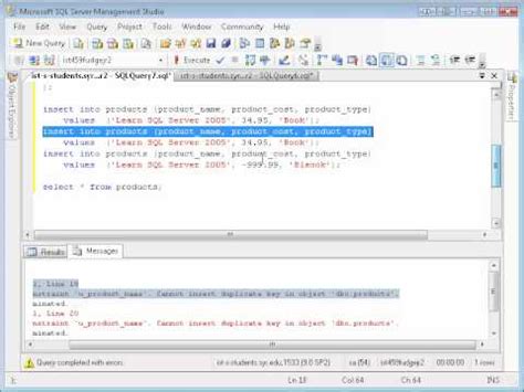 Come dire a una ragazza che è bella Set in sql