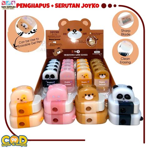 Jual 1 Pcs 3 Pcs 6 Pcs Penghapus Serutan 2in1 Serbaguna Terbaru