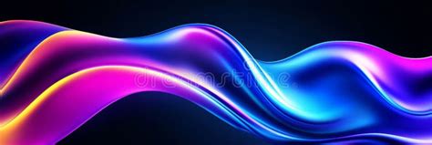 Abstract Light Wave Gradient Colors Vibrant Flowing Gradient Colors Symbolize Energy Movement