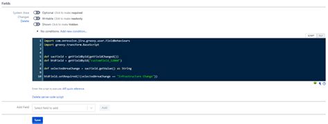 Field Dependency Using Behaviours