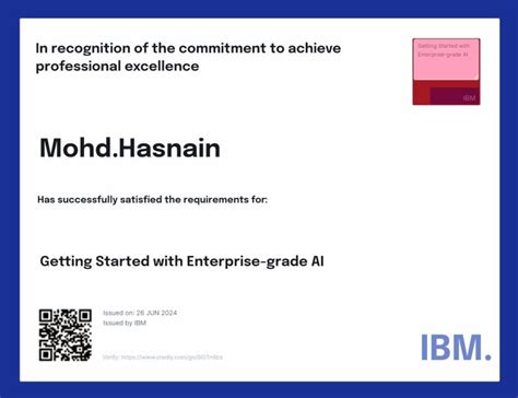 mohd hasnain on linkedin ai ibm continuouslearning innovation