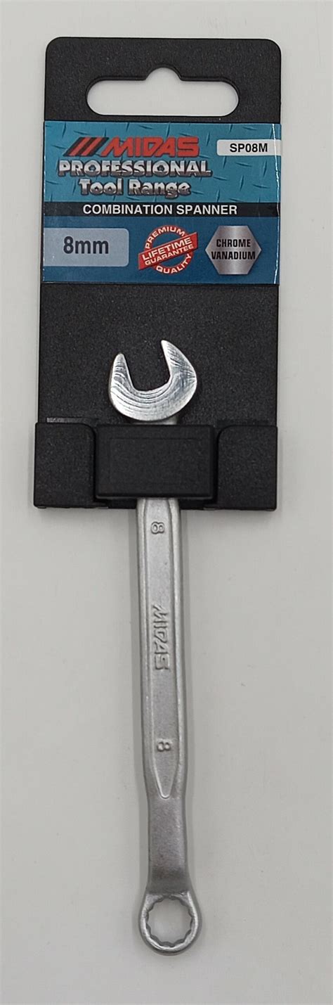 Midas Combination Spanner 8mm Midas Vincent