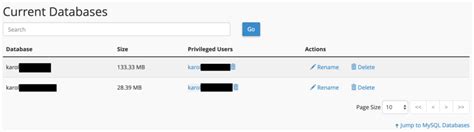 How To Manage Your Database On Cpanel 1byte1byte
