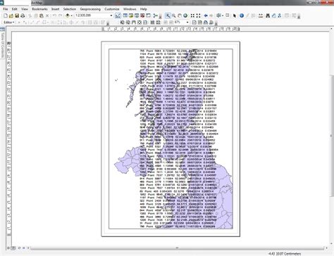 Arcgis Desktop Getting Unwanted Text Over Map In Arcmap Geographic