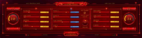 Aida64 Skin Diablo Hud 1920x515 Aida Skins Aida Skins
