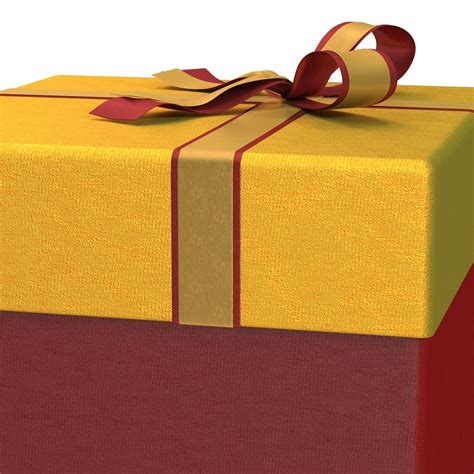 기프트 박스 3 빨간색 2 3d 모델 39 Max Obj Ma C4d 3ds Free3d