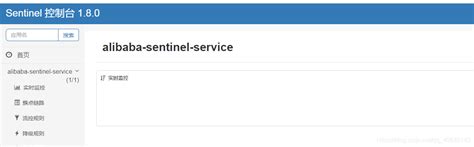 Sentinel控制台 1 8 0实时监控空白 Sentinel1 8请求后实时控制空 Csdn博客