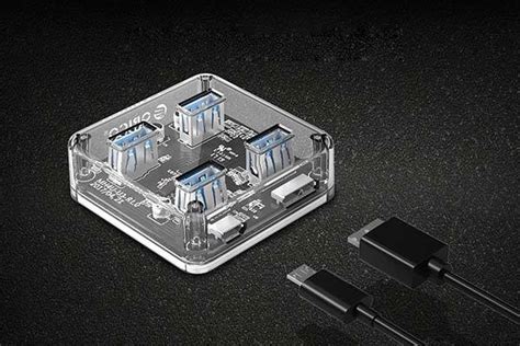 Orico Transparent Port USB Hub Gadgetsin