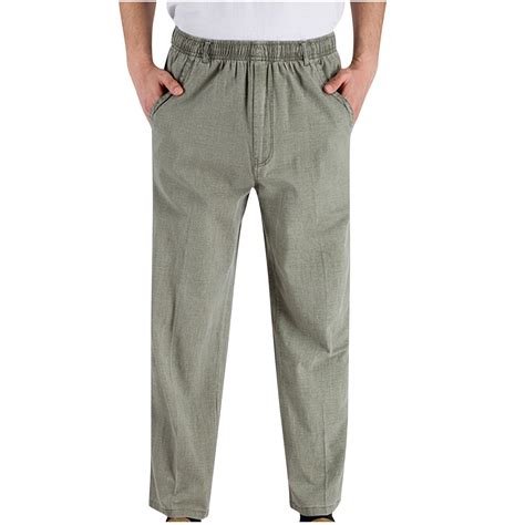 Caveitl Mens Athletic Pantsmens Lightweight Casual Long Pants Elastic