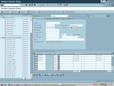 SAP E Mory SAP A C Assignment Template
