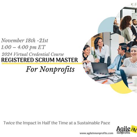 agile in nonprofits on linkedin scrummastercredential