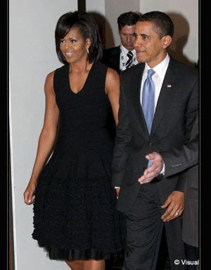 Michelle Obama élégante En Azzedine Alaia Elle