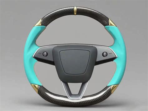 Mint Green Leather Carbon Fiber Customize Tesla Model Y Juniper Axeco