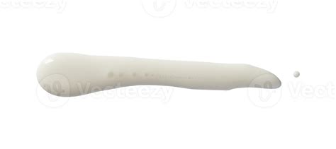 Realistic White Liquid Swatch Isolated 73480078 Png