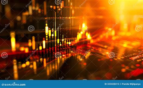 Uptrend Candlestick Chart Vector Stock Advanced Investment Strategies Seamless Pattern
