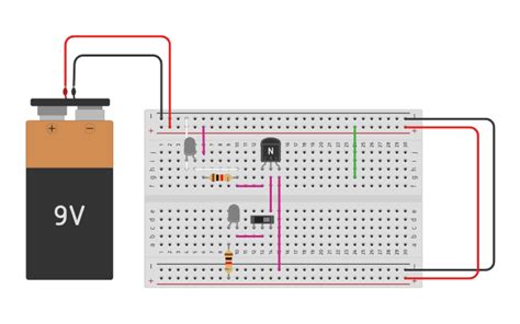 Circuit Design And Transistor Tinkercad