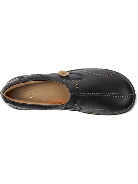 Clarks Un Loop Dark Brown Leather Free Shipping Zappos