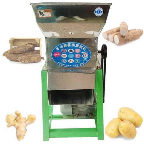 Manioc Potato Grinding Pulp Separator Cassava Flour Making Root Crusher