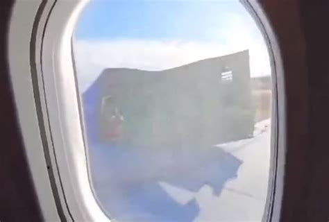 Boeing Engine Cover Falls Off During Take Off Netizens Call It Terrifying Viral News News9live