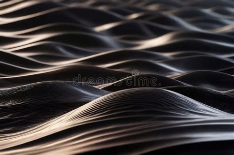 Smooth Flowing Liquid Metal Waves Texture Abstract Background Wallpaper Stock Illustration