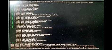 Fatal Errors On Poweroff Kernel Boot Graphics And Hardware Endeavouros