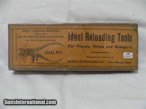 Ideal Reloading Tools No 1 In 38 Long Colt Outside Lubricated In