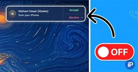 Как временно отключать прием звонков с Iphone на Mac