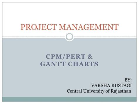 Network Analysis Pert Cpm Pptx Computer Software And Applications