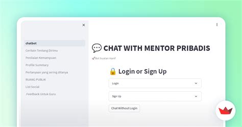 Chatbot Streamlit