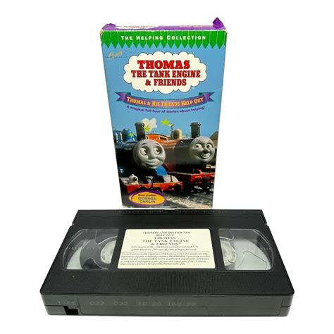 Thomas Friends Thomas His Friends Help Out Vhs Cassette Tape 1996