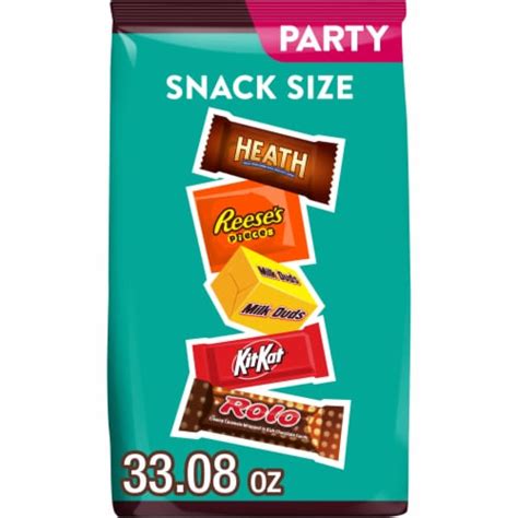 Hershey Assorted Flavored Snack Size Candy Party Pack 3308 Oz Frys Food Stores