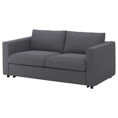 Finnala Sleeper Sofa Gunnared Medium Gray Height Including Back Cushions 33 1 2 Ikea