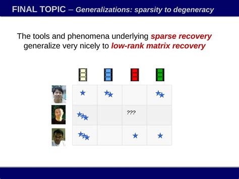 Robust Pca Matrix Completion People Eecs At Uc Berkeley