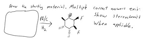 Solved Draw The Starting Material Multiple Correct Answers
