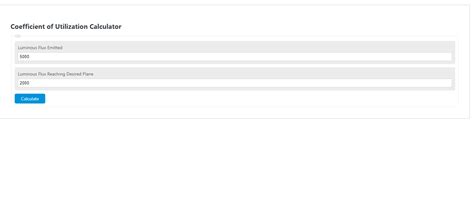 Coefficient Of Utilization Calculator Calculator Academy