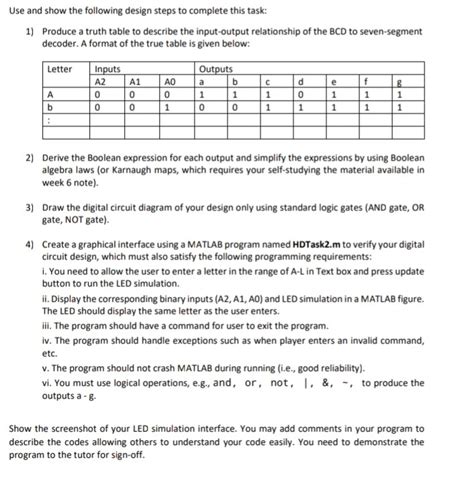 Solved The Seven Segment LED Light Emitting Diode Or LCD Chegg