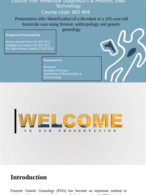 Forensic Science Thesis Xl By Slidesgo Pdf Bone Dna Profiling