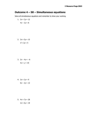 Engineering Maths Algebra Equations And Factorisation 2 Teaching
