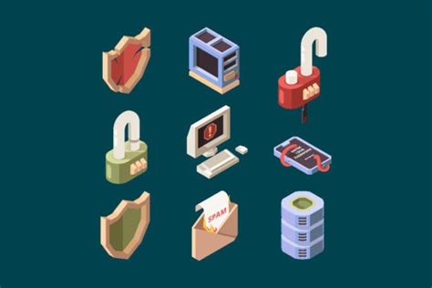 Hacker Isometric Cyber Security Email Graphic By Onyxprj Art · Creative Fabrica