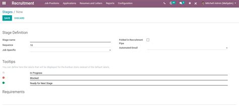 Recruitment Process In Odoo 12