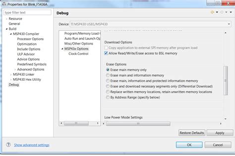 Msp430f5438a Using Msp430f5438a Bsl Uart Msp Low Power