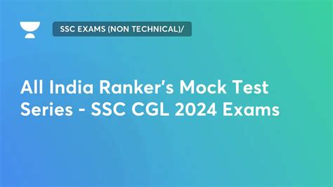 ssc exams non technical railway exams all india ranker s mock test