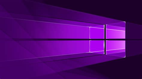 Windows Logo Windows Windows 10 Operating System Purple 1080p