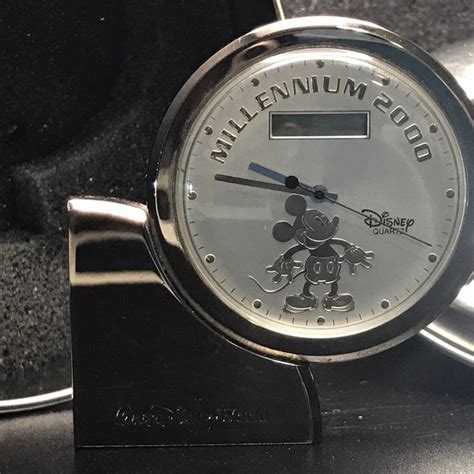 Mickey Mouse Desk Clock Etsy Uk